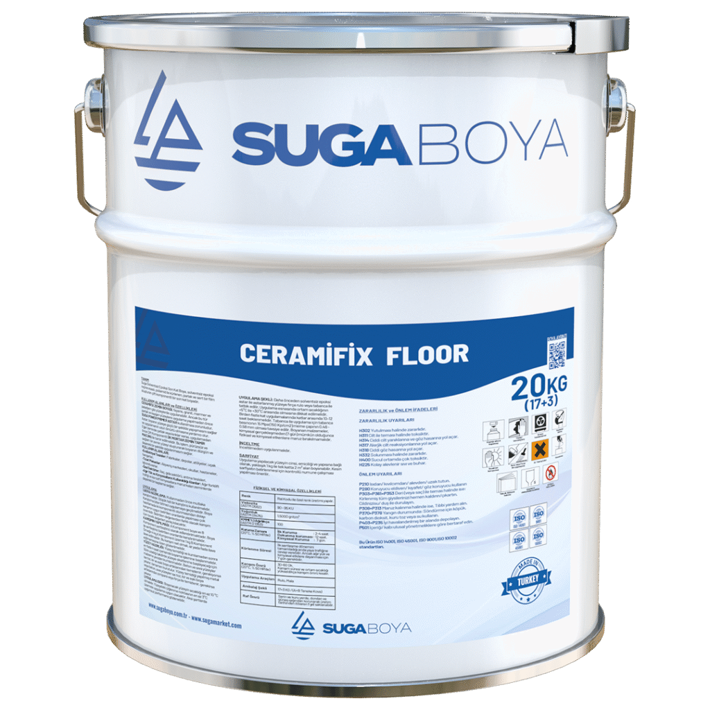 Suga Boya | SUGA CERAMİFİX FLOOR FAYANS,MERMER, GRANİT BOYASI 17+3 20 KG
